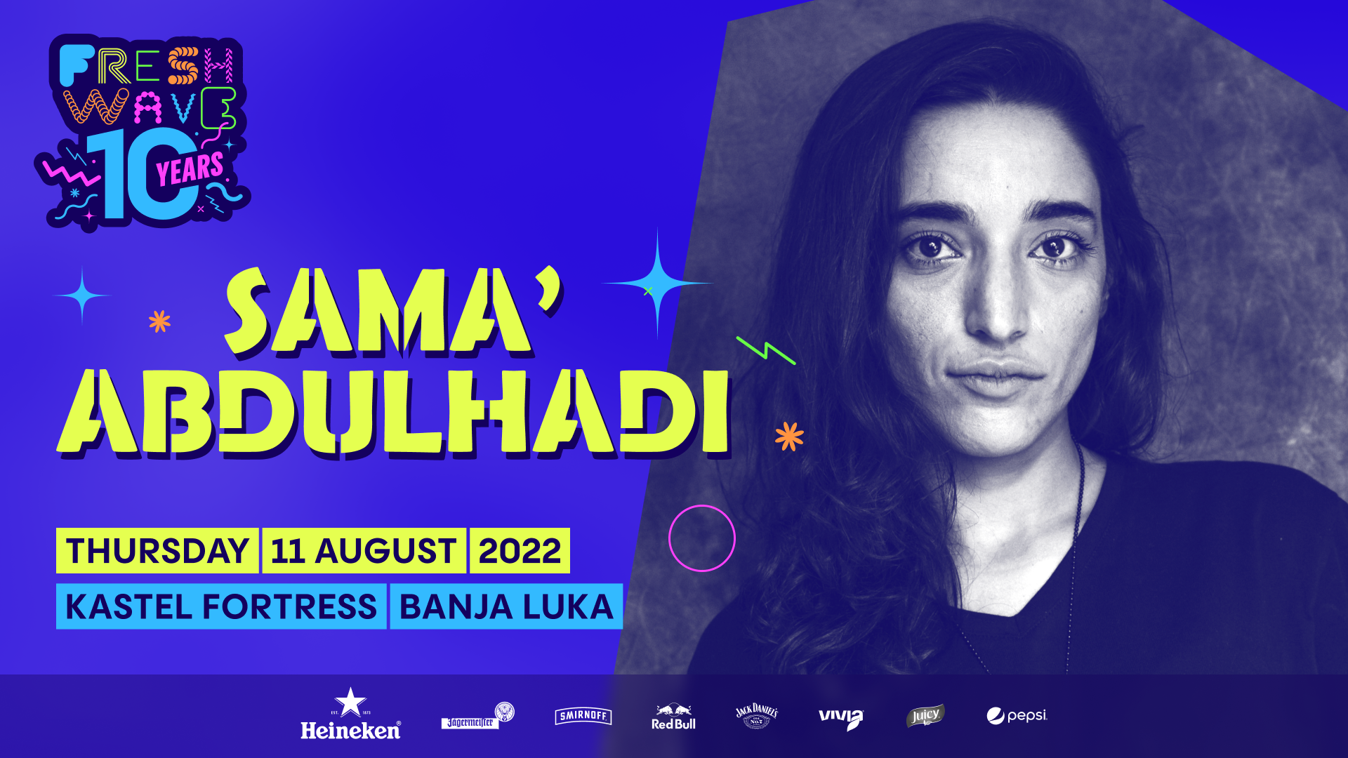Sama' Abdulhadi for the first time in BiH - Freshwave